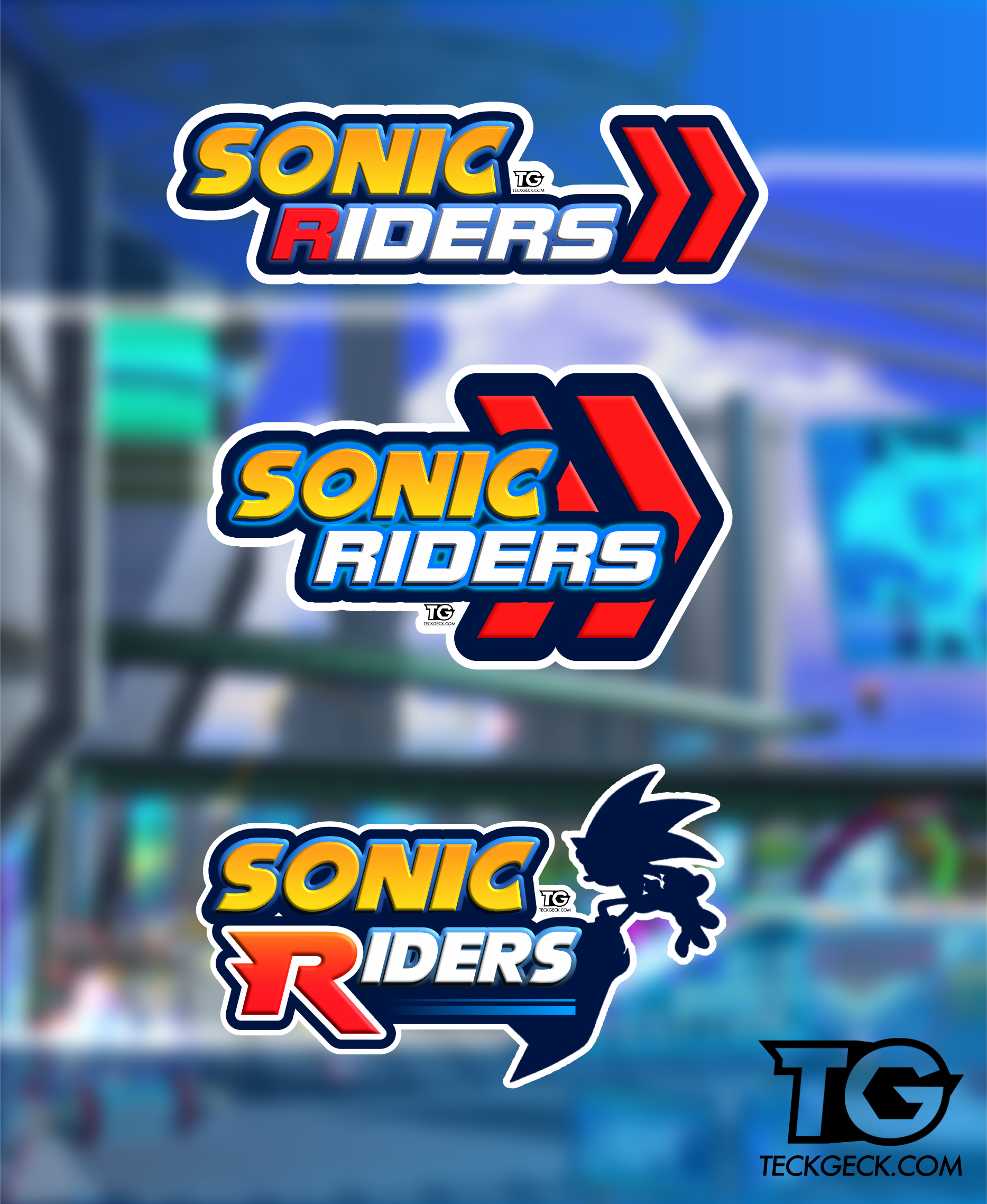 Sonic Riders Logos - TECKGECK.COM