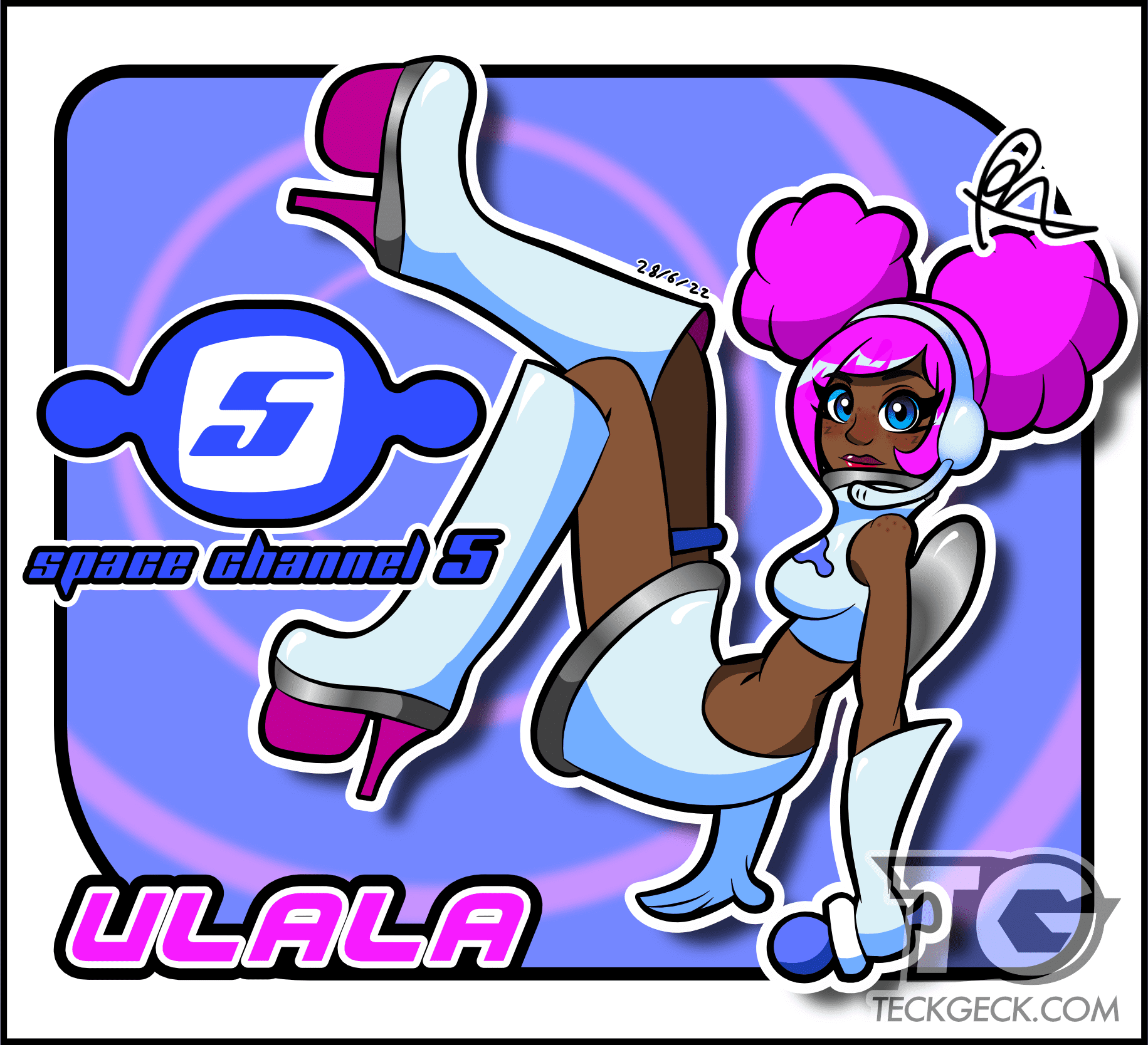Space Channel 5 - Ulala - TECKGECK.COM