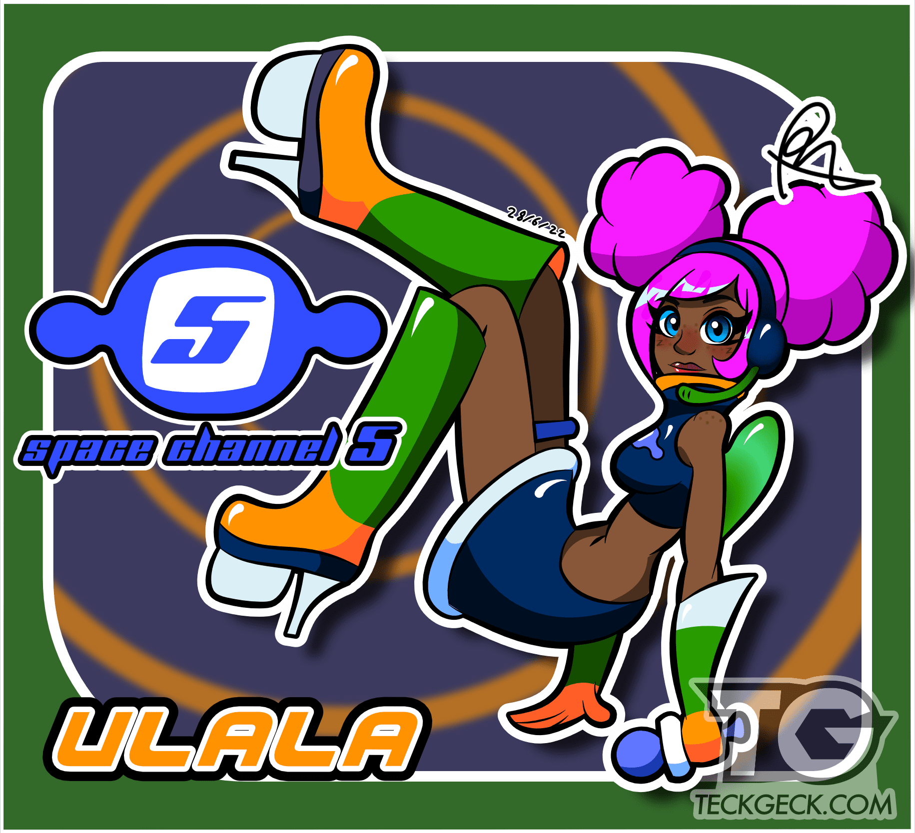 Space Channel 5 - Ulala - TECKGECK.COM